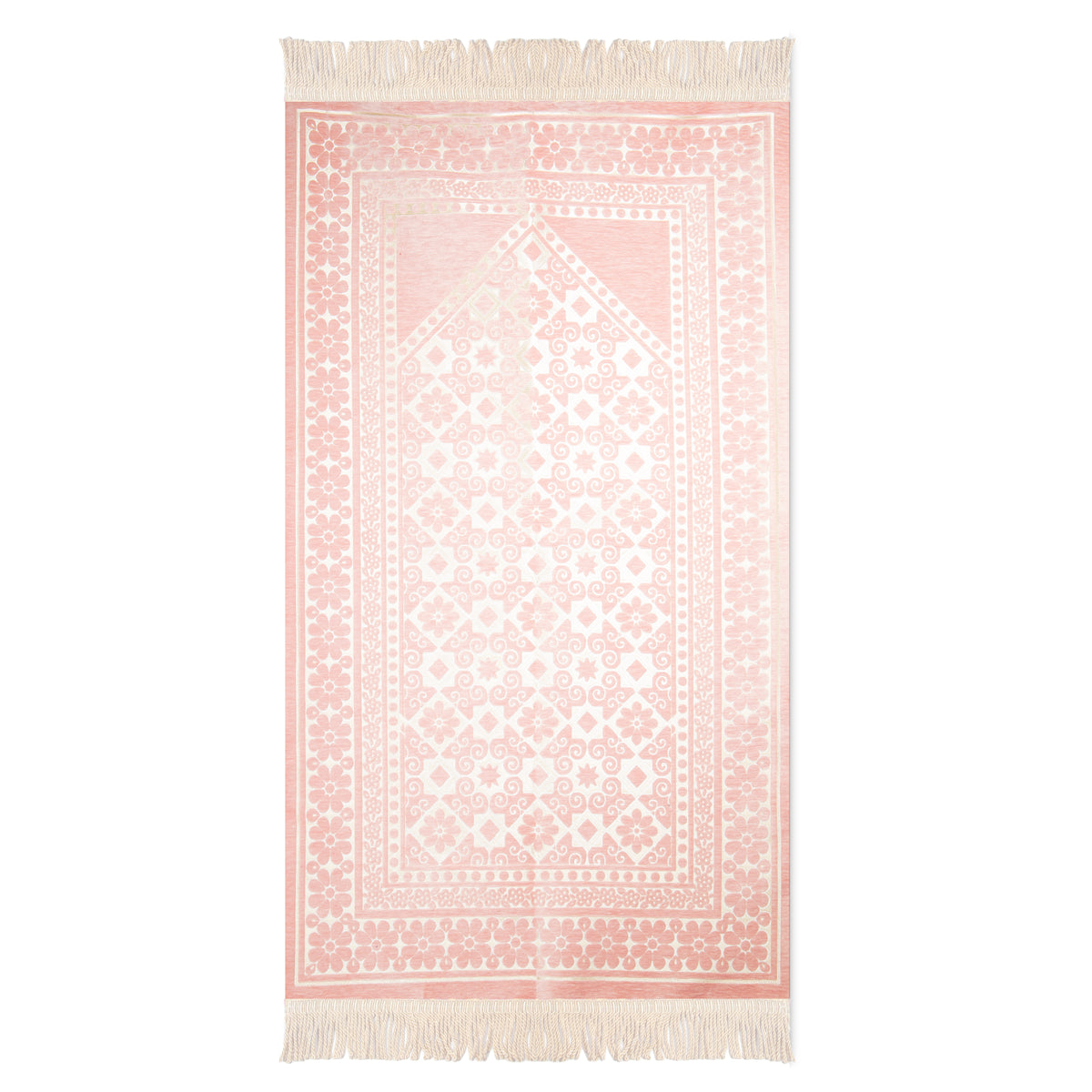 Salah Prayer Mat - Geometric Mosaic - Pink – Salam Occasions