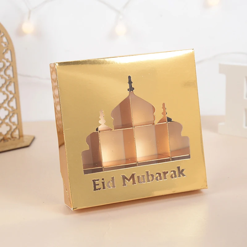 Eid Mubarak 12 Compartment Cake Box - Gold – Salam Occasions
