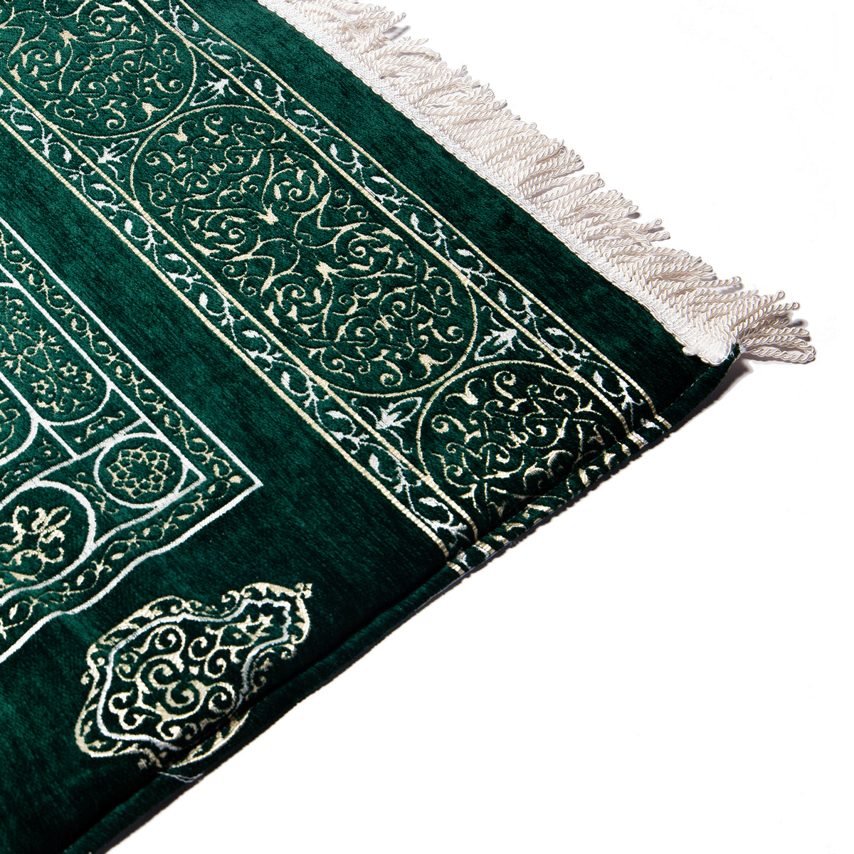 Luxury Extra Padded Salah Prayer Mat With Zip - Arch - Beige – Salam ...