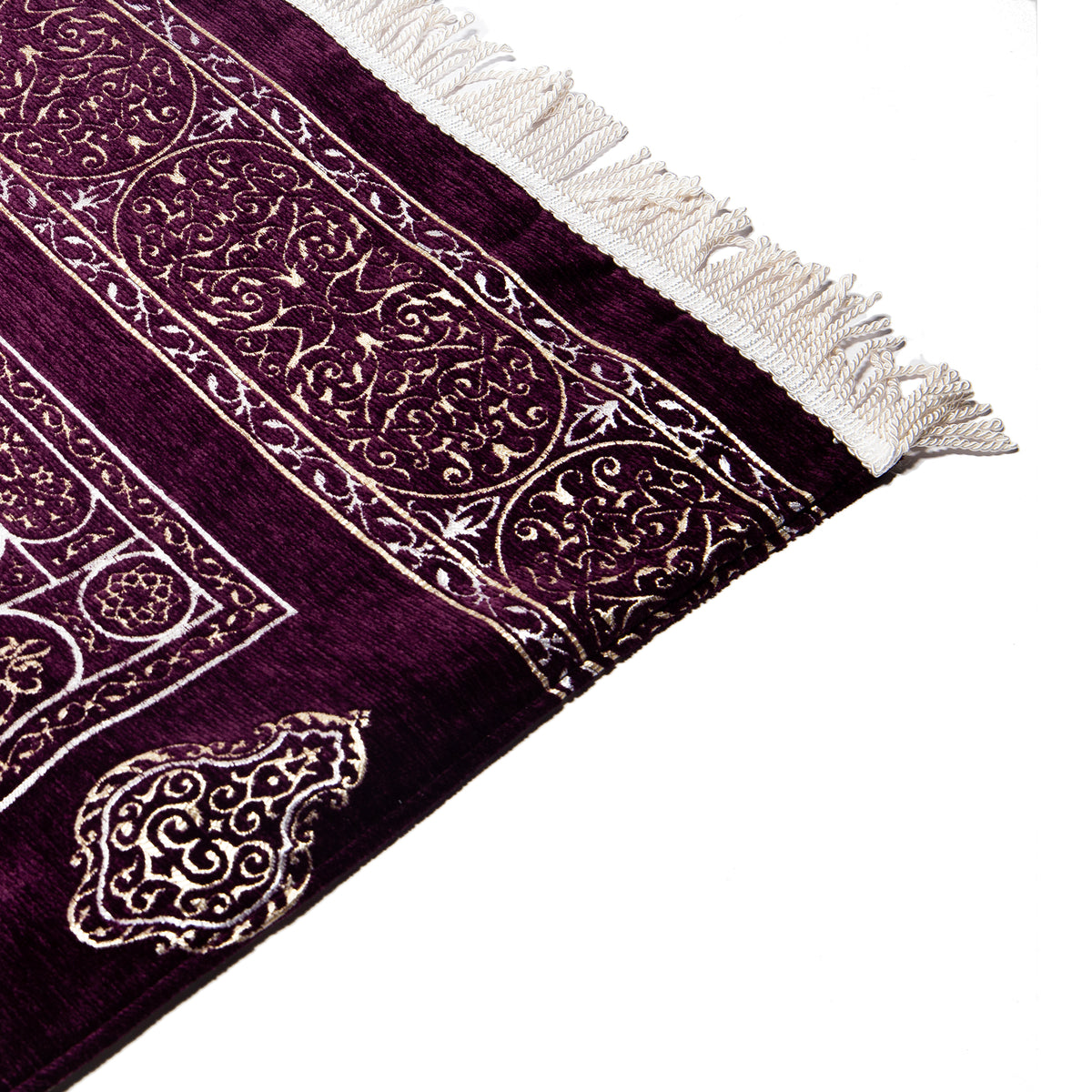 Luxury Padded Salah Prayer Mat - Kaaba Door - Purple – Salam Occasions