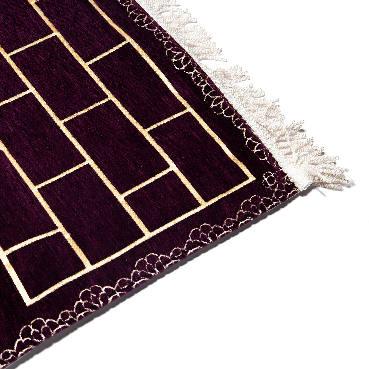 Luxury Extra Padded Salah Prayer Mat With Zip - Arch - Beige – Salam ...