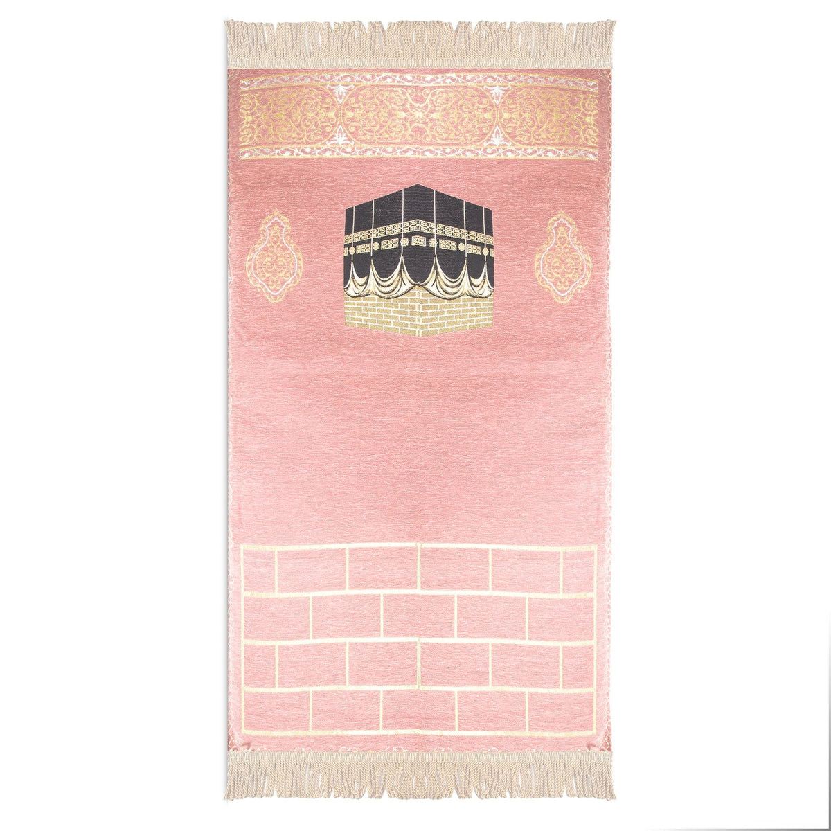 Luxury Padded Salah Prayer Mat - Kaaba - Pink – Salam Occasions