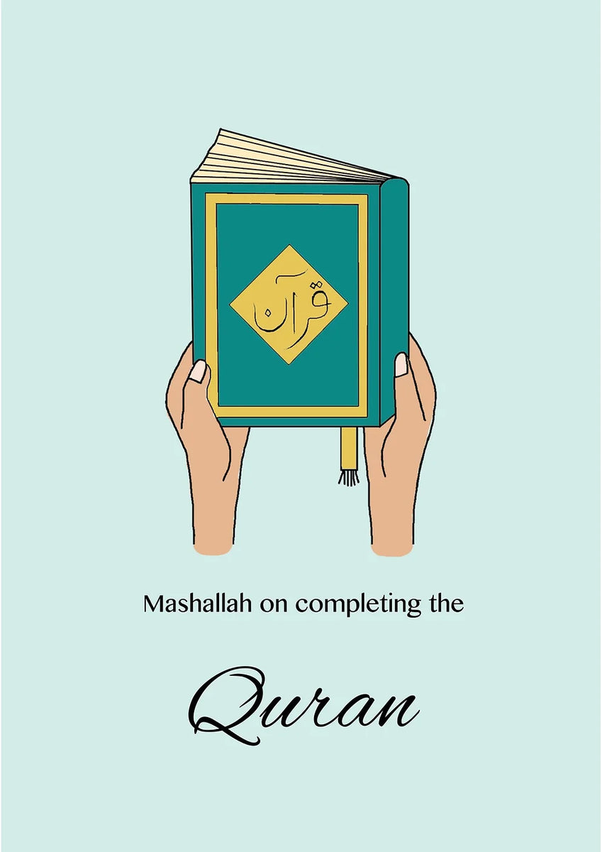 Mashallah On Completing The Quran Card – Salam Occasions