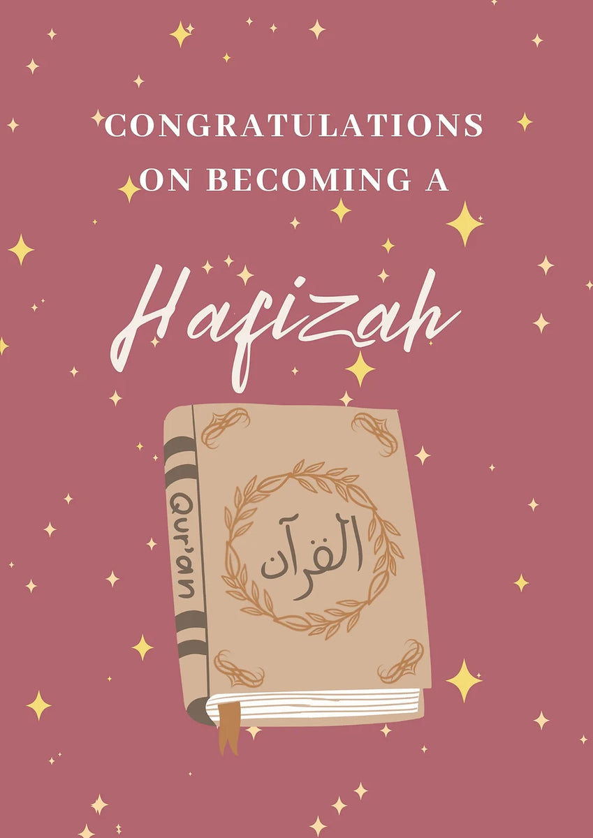 Congratulations On Becoming A Hafizah Card – Salam Occasions