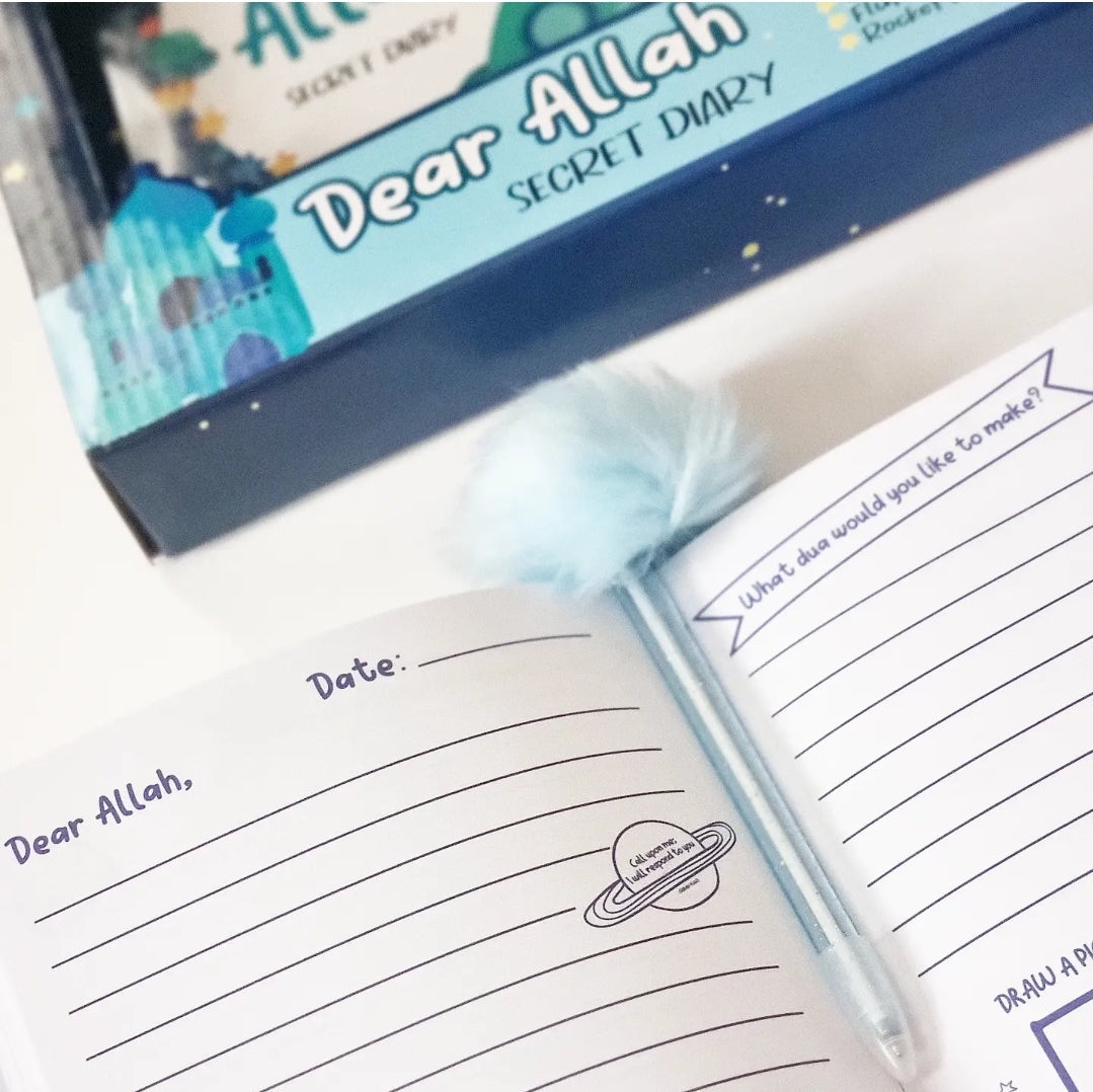 Dear Allah Secret Diary - Blue – Salam Occasions