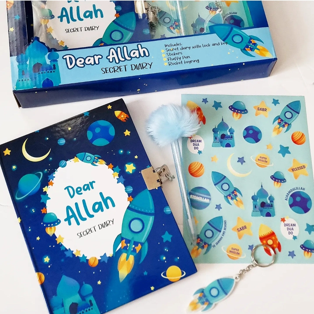 Dear Allah Secret Diary - Blue – Salam Occasions