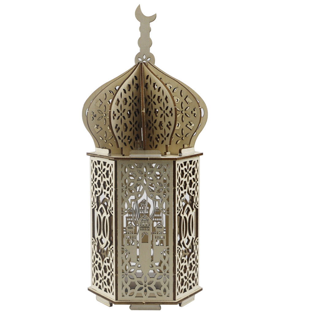 Ramadan/Eid/Mosque Wooden Lantern Craft – Salam Occasions